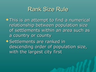 Rank size rule | PPS