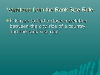 Rank size rule | PPS