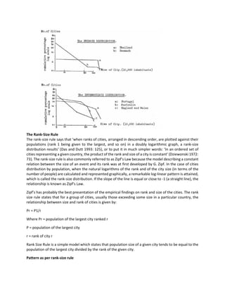Rank size rule | PDF