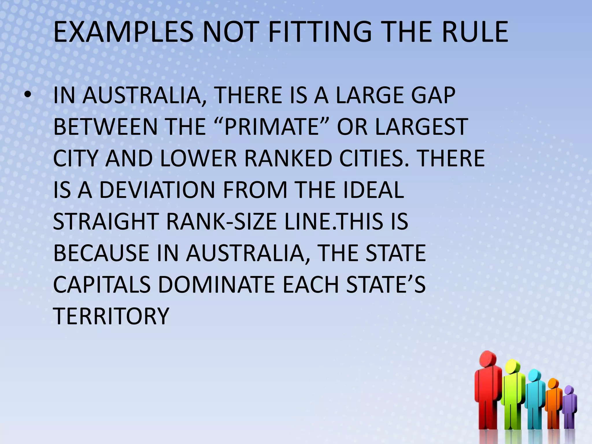 Rank size rule and primate city concept | PPTX