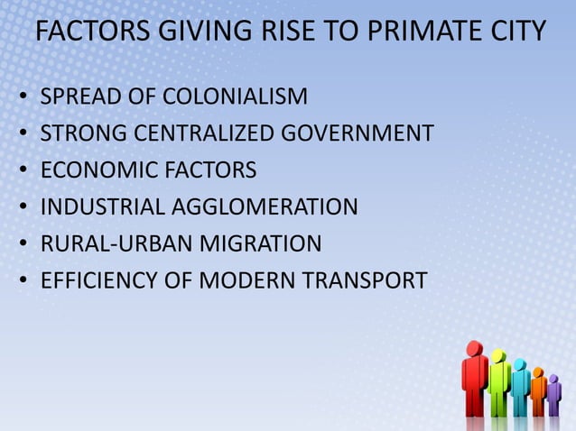 Rank size rule and primate city concept | PPTX