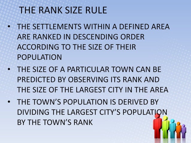 Rank size rule and primate city concept | PPTX
