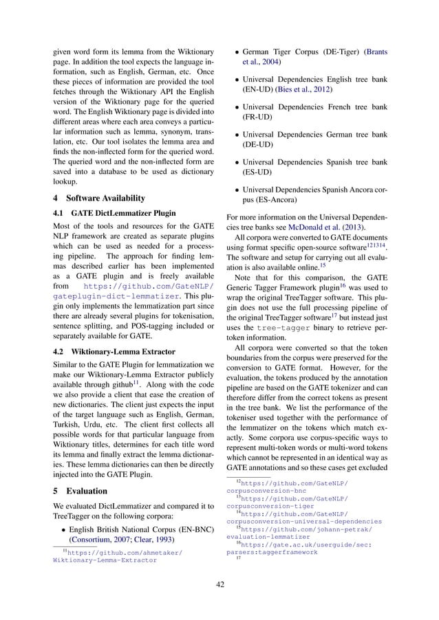 An Extensible Multilingual Open Source Lemmatizer | PDF