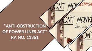 RA NO. 11361.pptx Electrical Engineering Law | PPTX | Gas and Electric | Home Utilities