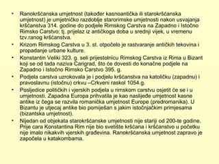 Ranokršćanska umjetnost valjbone rama 2.d | PPT