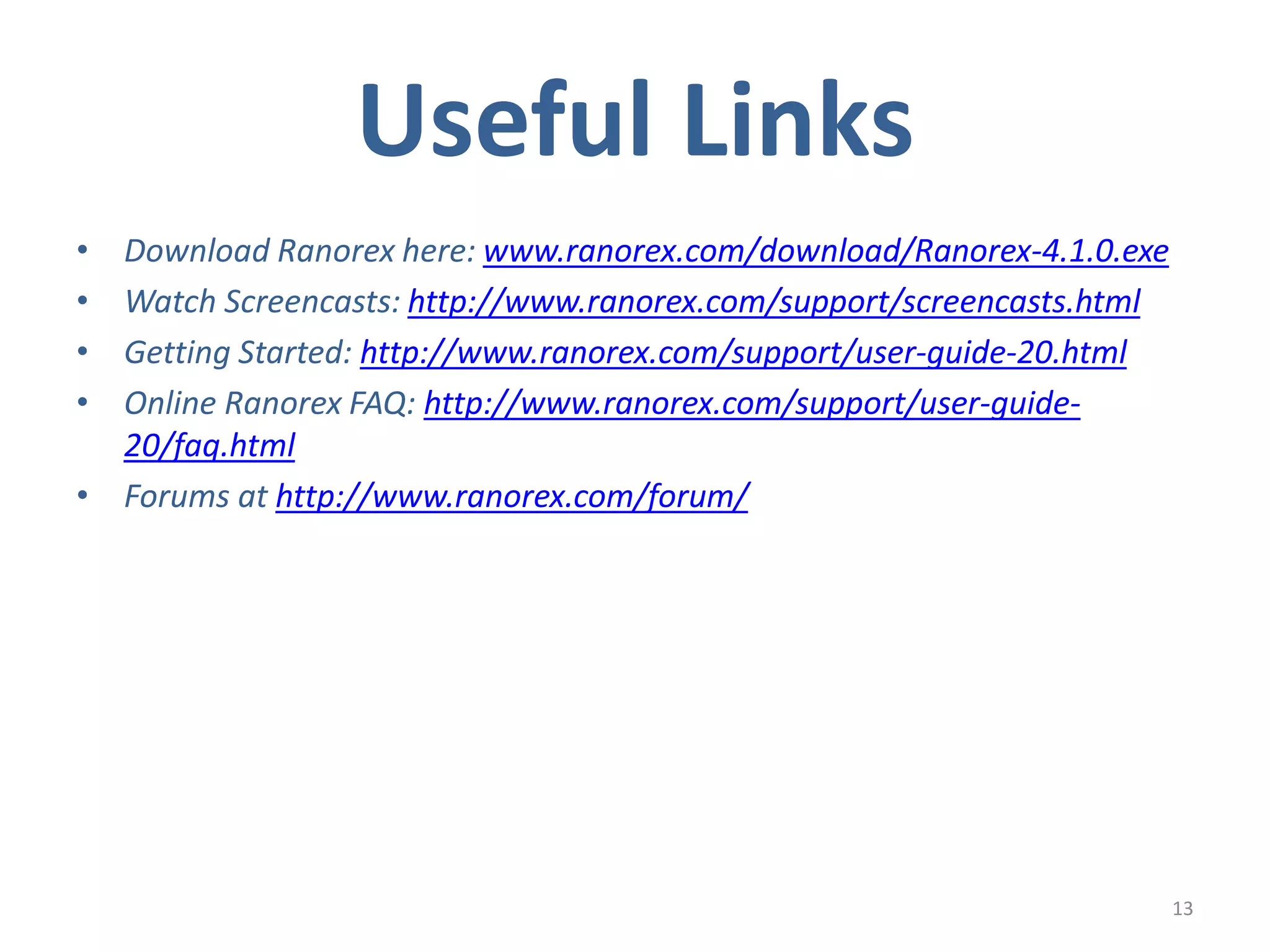 Ranorex presentation | PPTX