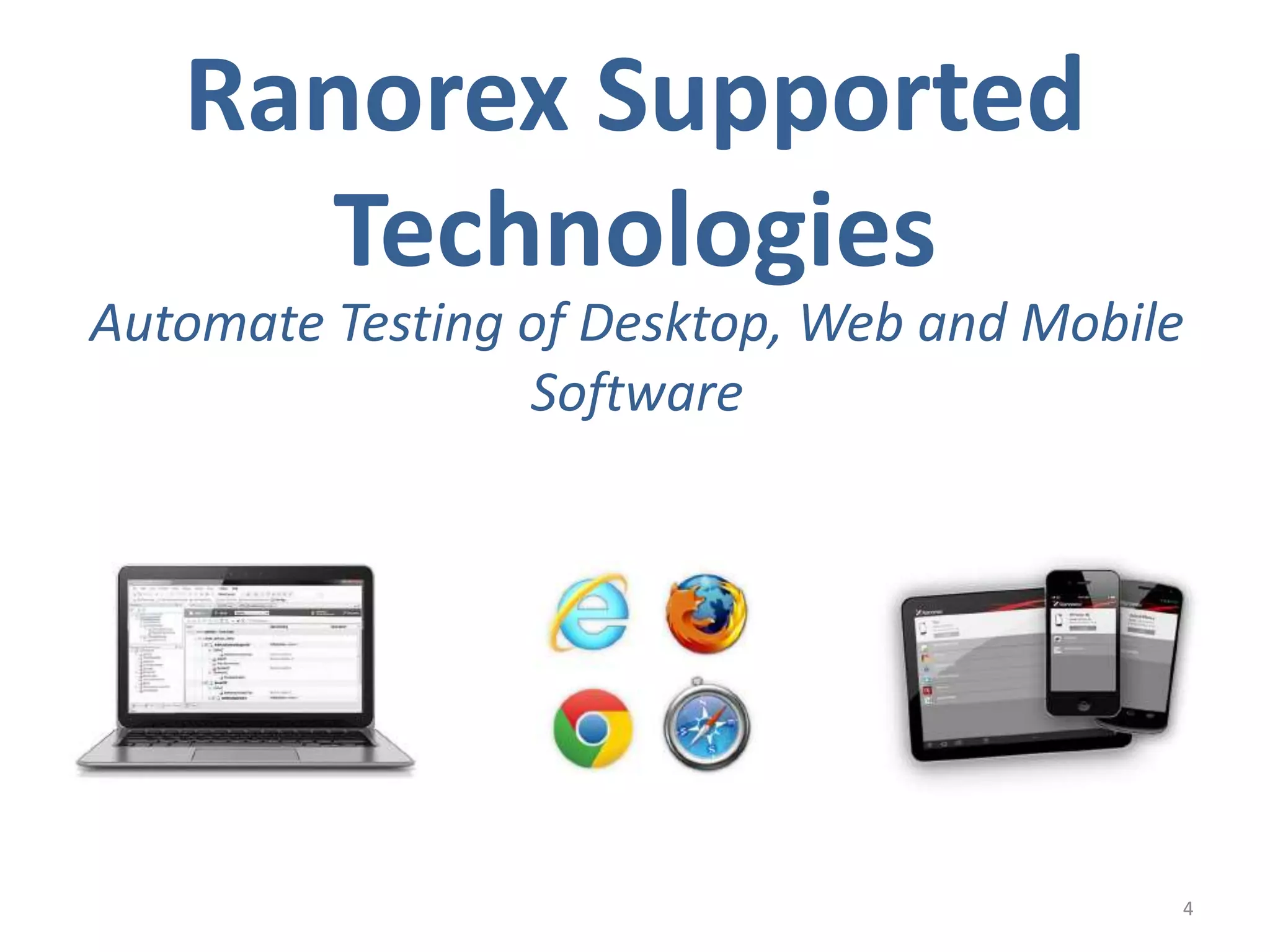 Ranorex presentation | PPTX