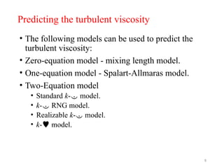 reynolds average navier stoke equation for turbulent flow modelling.pptx