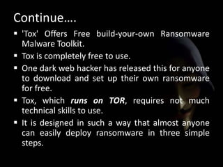 Ransomware | PPTX