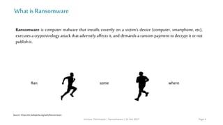 Ransomware - Friend or Foe | PPT