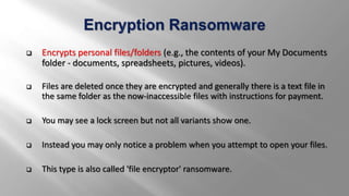 Ransomware | PPTX