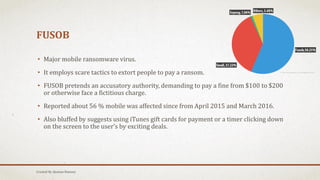Ransomware - Rameez Shahzada | PPT