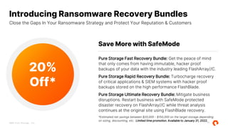 Ransomware Defense and Remediation with Pure Storage. | PPT