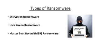 ransomware presentation in detail explaination | PPT