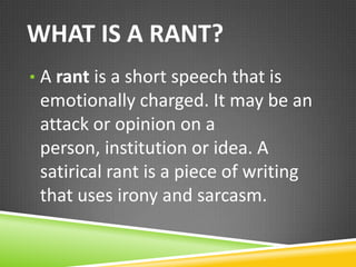 Rants | PPT