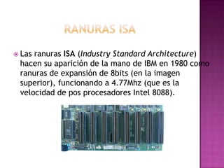 Ranuras de expansión | PPTX