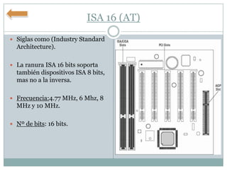 Ranuras de expansión | PPTX