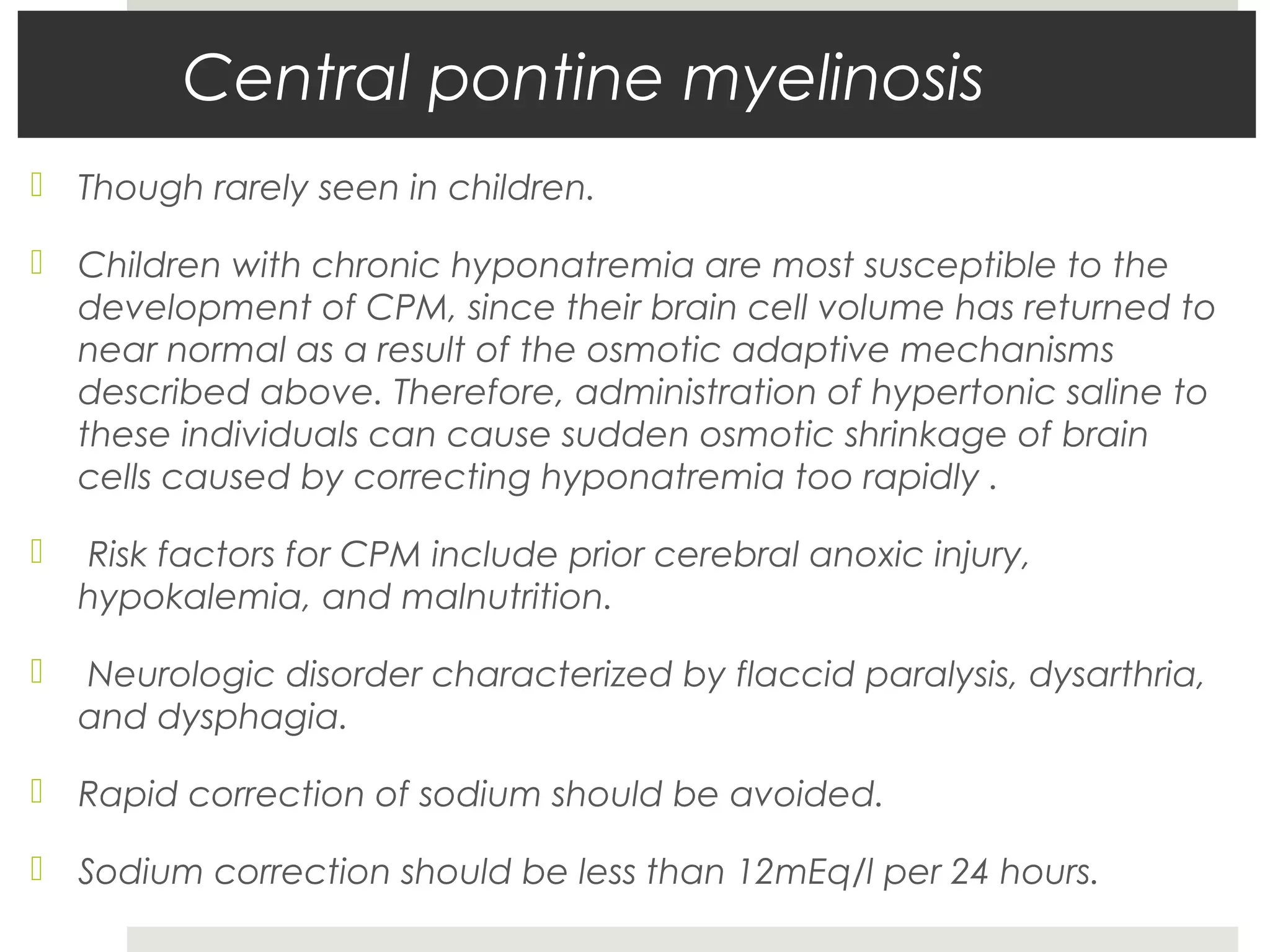 approach to hyponatremia in children | PPT