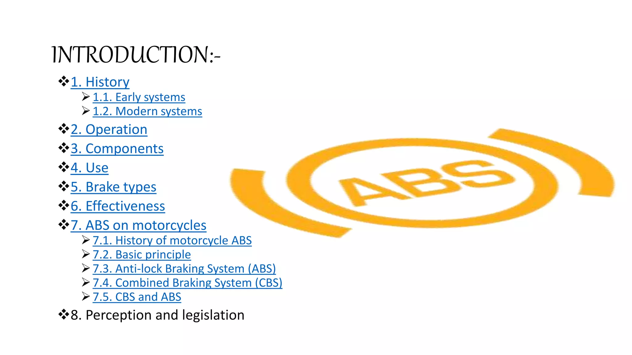 ABS system | PPTX