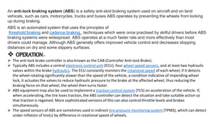 ABS system | PPT