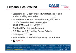 HFM Application Design for Performance | PDF