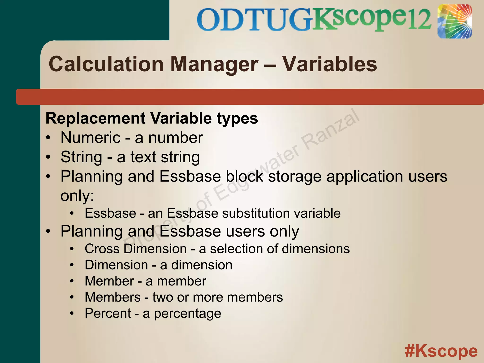 Beginning Calculation Manager for Essbase and Hyperion Planning | PDF