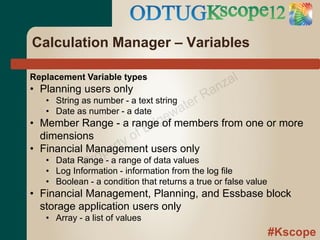 Beginning Calculation Manager for Essbase and Hyperion Planning | PDF