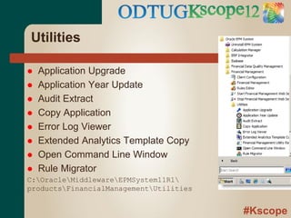 What's in the Box?: An Intro to HFM System Utilities | PPT