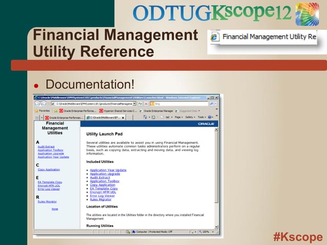 What's in the Box?: An Intro to HFM System Utilities | PPT