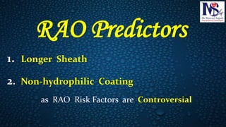 Radial Artery Occlusion ( RAO ) | PPT