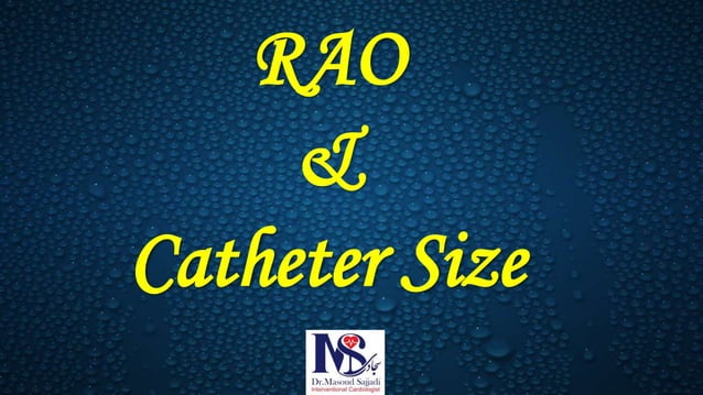 Radial Artery Occlusion ( RAO ) | PPT