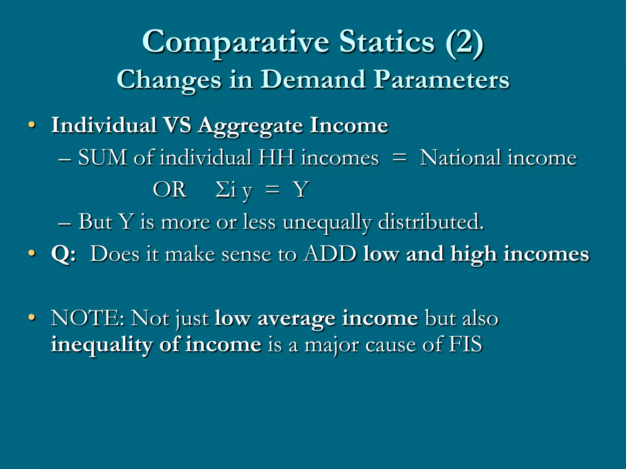 Rao 2b analytics 2 comparative statics | PPTX