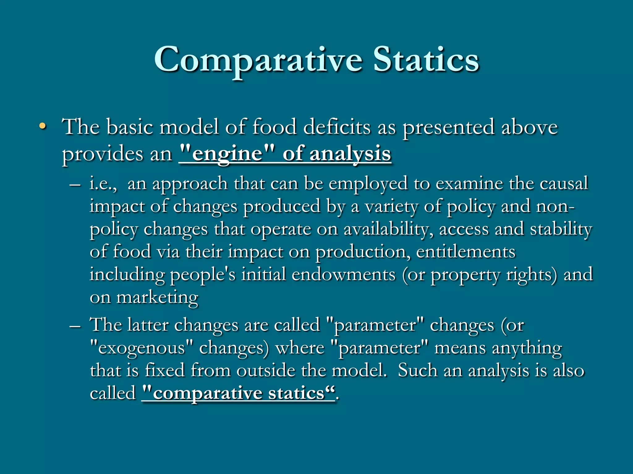 Rao 2b analytics 2 comparative statics | PPTX