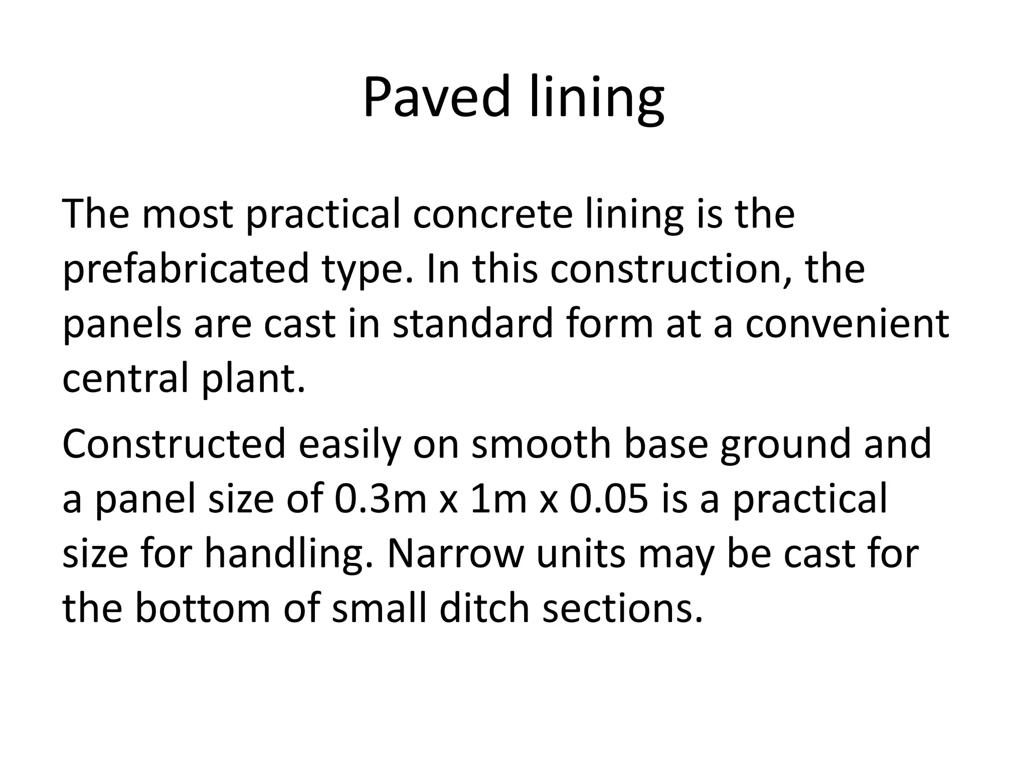 Raod side ditches | PPTX