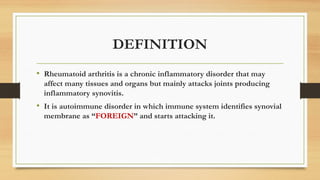RHEUMATOID ARTHRITIS OF FOOT DIAGNOSIS AND SURGICAL MANAGEMENT.pptx