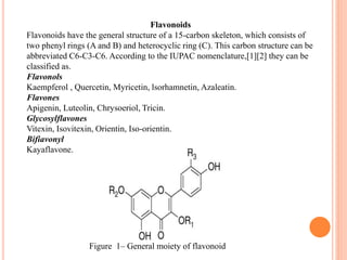 phytochemical assay of phenolic compounds | PPTX