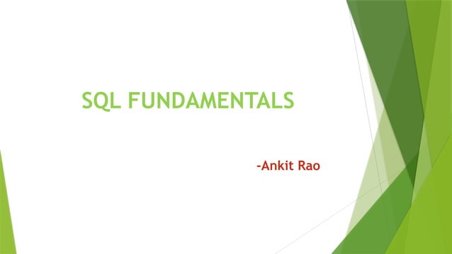 Understanding Structured Query Language Fundamentals Ppt 2462