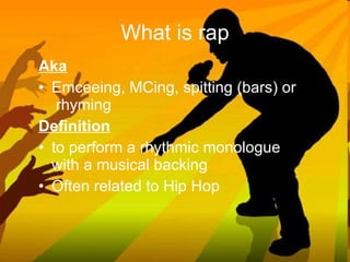 Rap | PPT