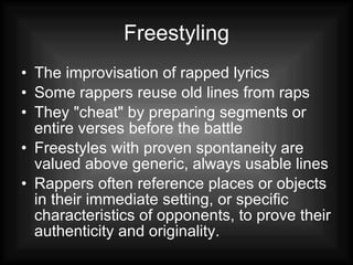 Rap | PPT | Free Download