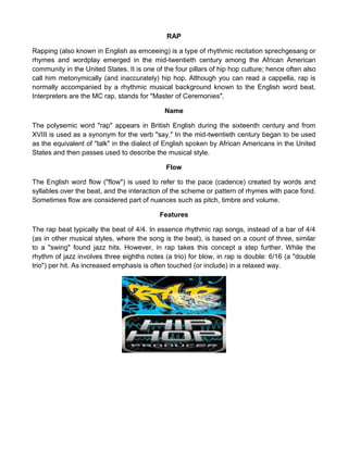Rap | PDF