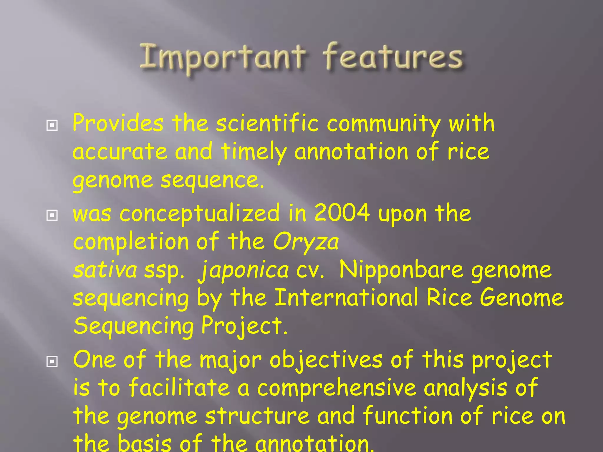 Rap db(rice annotation project data base) | PPTX