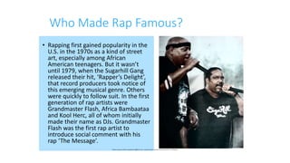 History of Rap | PPTX