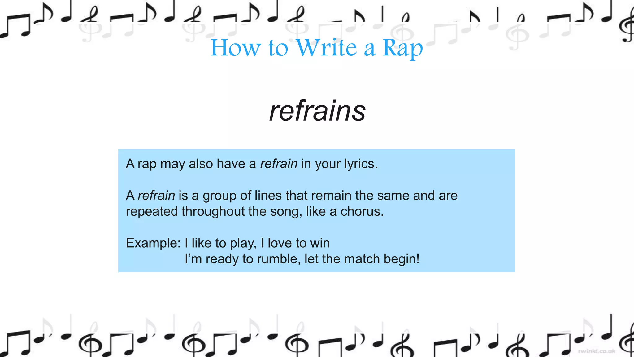 How to write a rap | PPTX