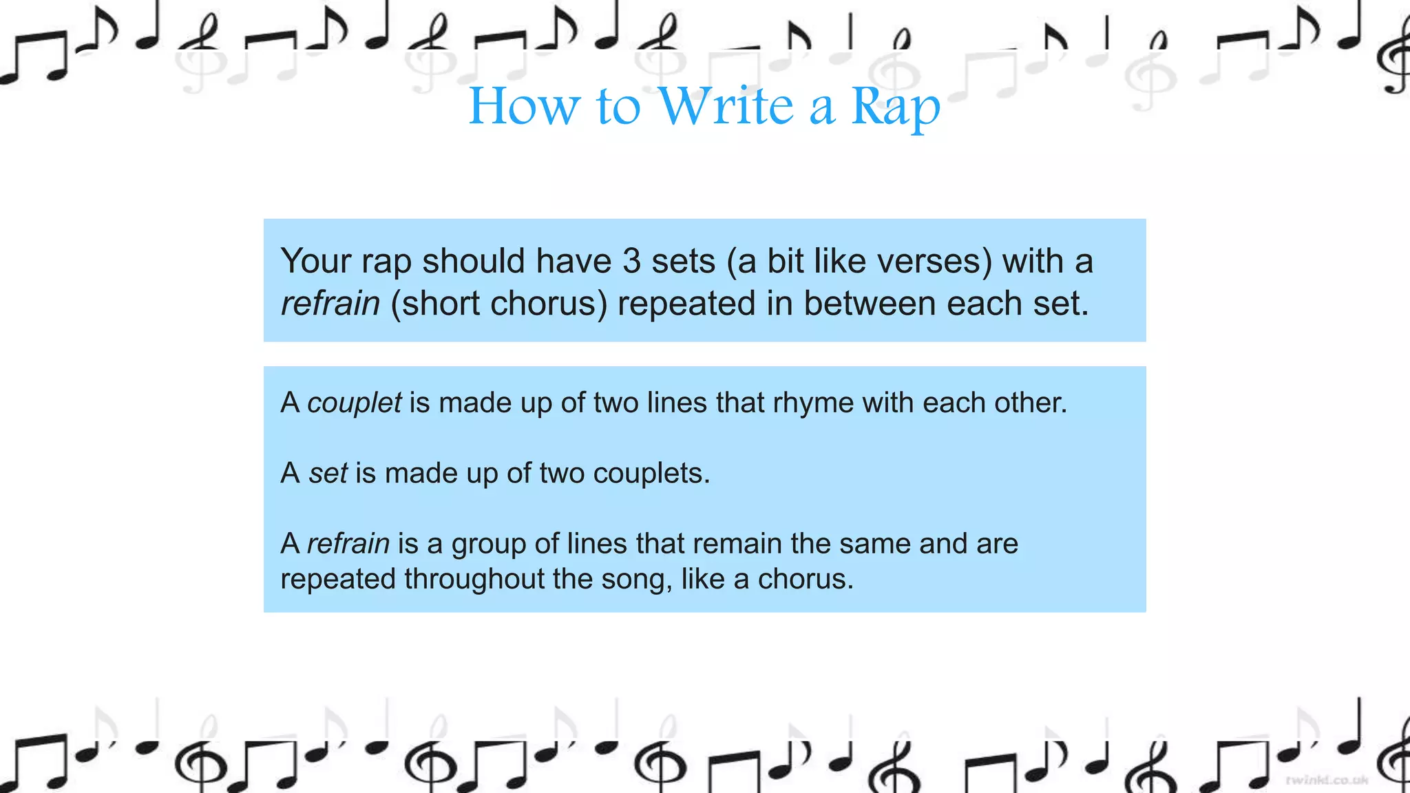 How to write a rap | PPTX