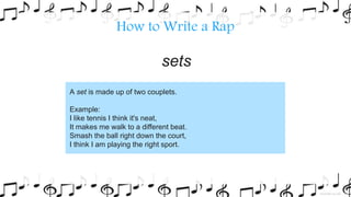 How to write a rap | PPTX