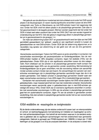 Geert Driessen (2001). Achterstandsbestrijding in het basisonderwijs | PDF