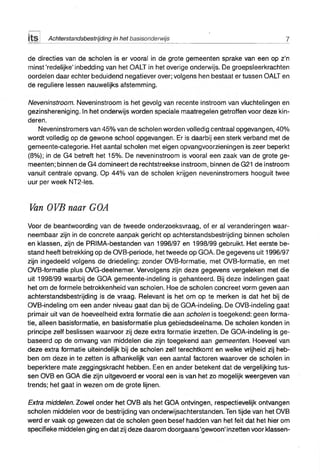 Geert Driessen (2001). Achterstandsbestrijding in het basisonderwijs | PDF