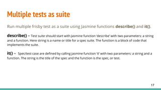 Frisby Api automation | PPTX