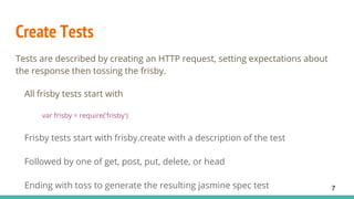 Frisby Api automation | PPTX