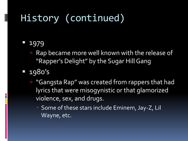 Rap And Hip Hop | PPTX